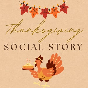 Thanksgiving Day Social Story - Etsy
