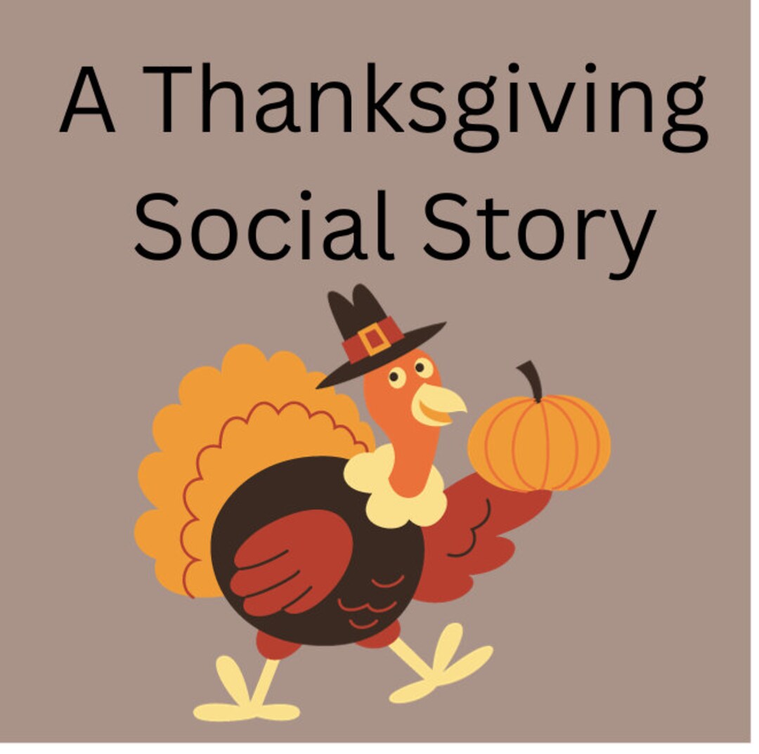 Thanksgiving Day Social Story - Etsy