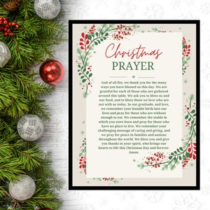 A Christmas Prayer Digital Download/printable - Etsy