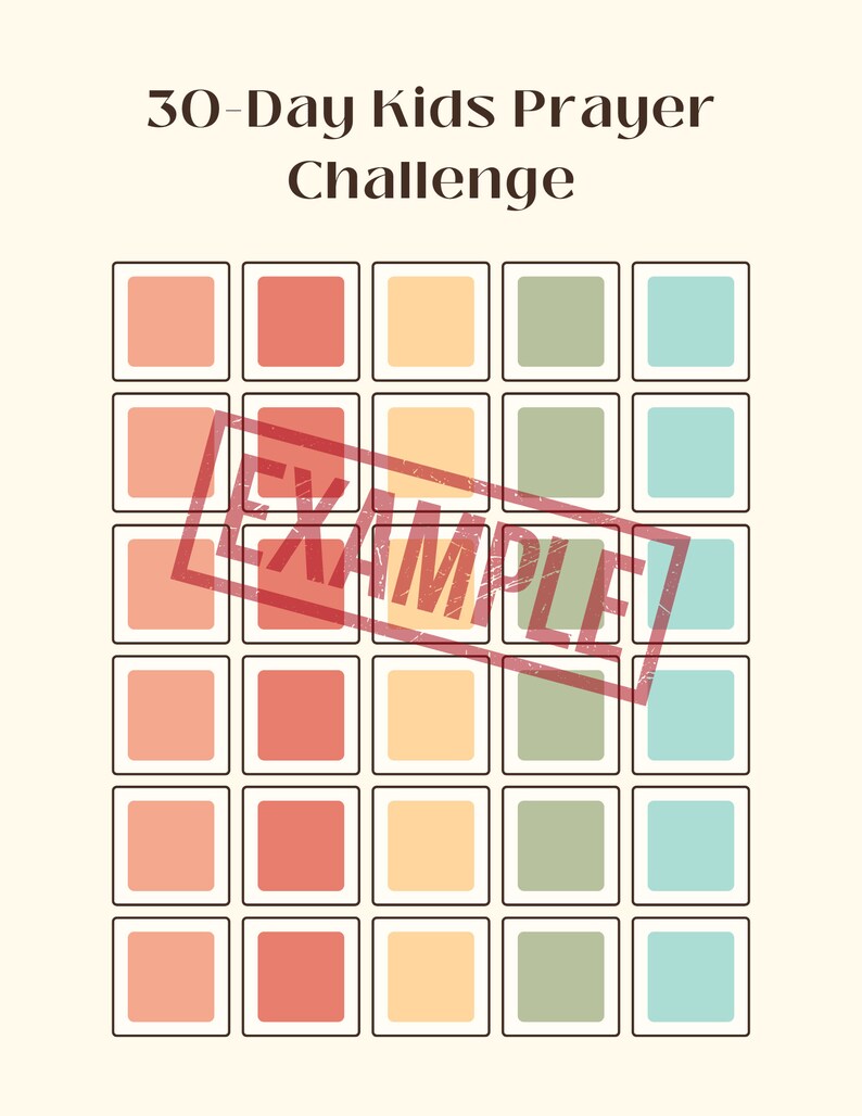 Children's 30 Day Prayer Challenge, How to Pray for Kids, Kids Prayer ...