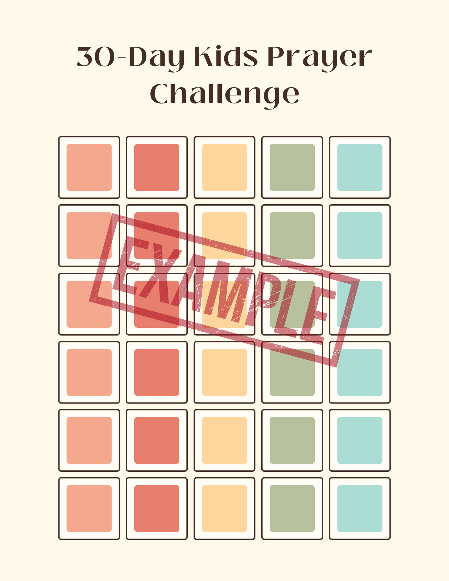 Children's 30 Day Prayer Challenge, How to Pray for Kids, Kids Prayer ...