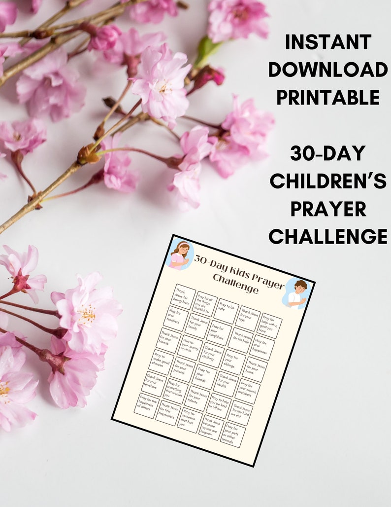 Children's 30 Day Prayer Challenge, How to Pray for Kids, Kids Prayer ...