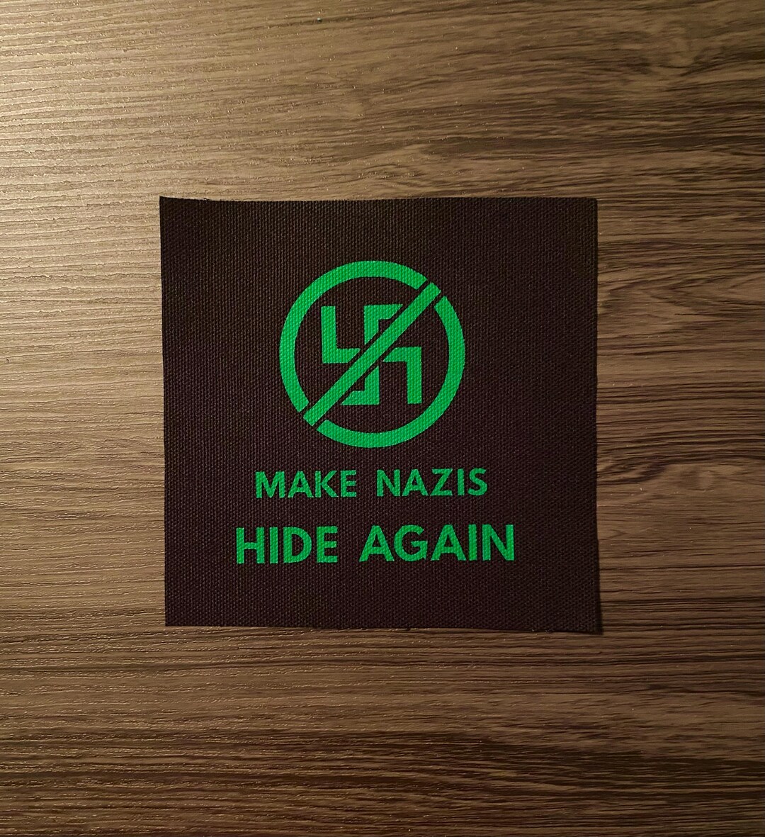Anti-racism Make Nazis Afraid Hide Punk Patch - Etsy