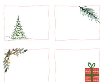 Printable Christmas Gift Labels, Christmas Gift Tags, Printable ...