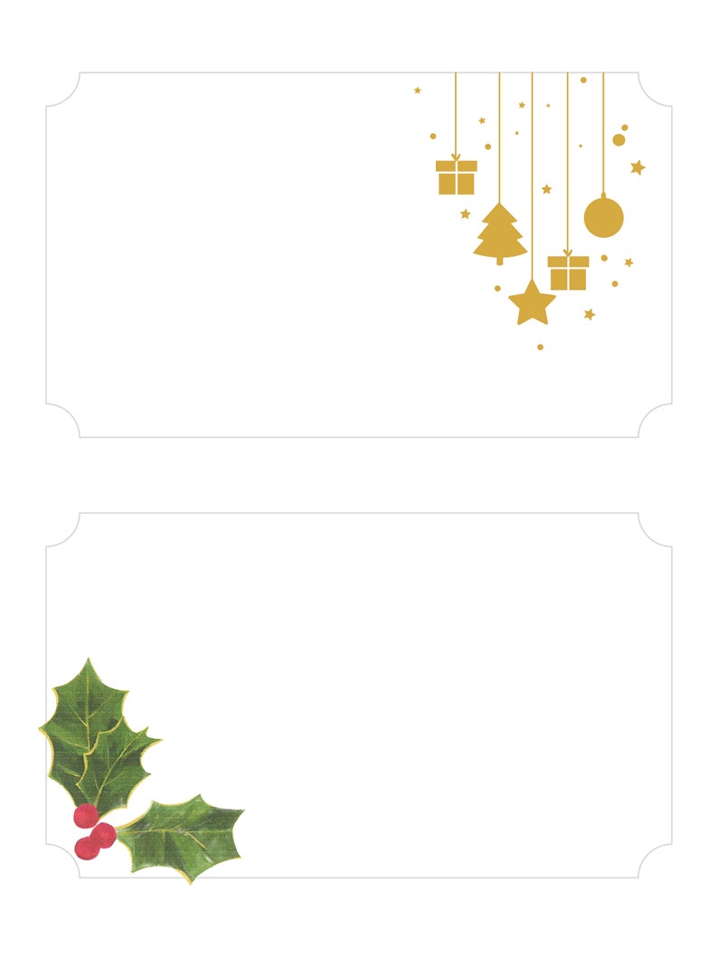 Printable Christmas Gift Labels - Etsy