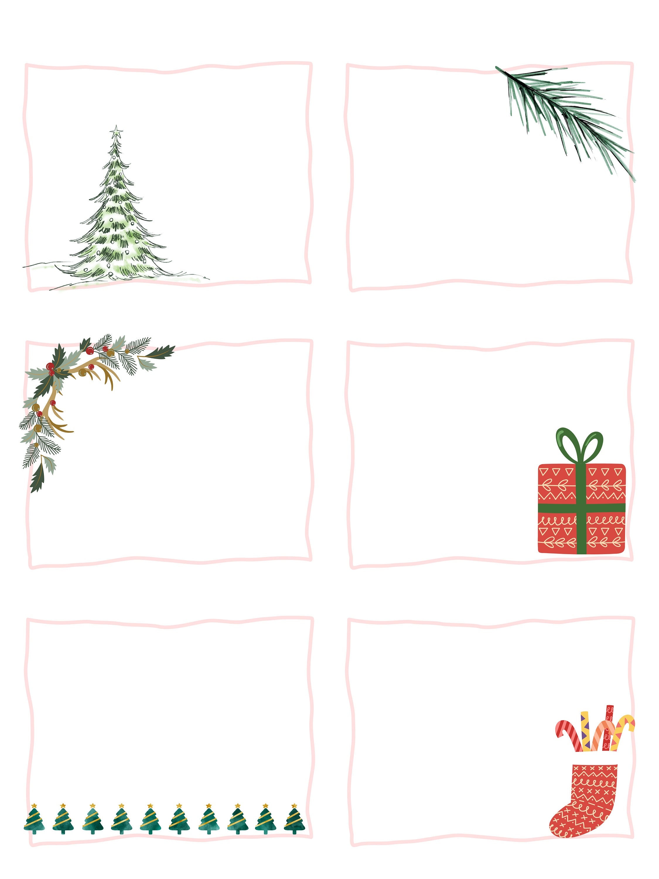 Printable Christmas Gift Labels - Etsy
