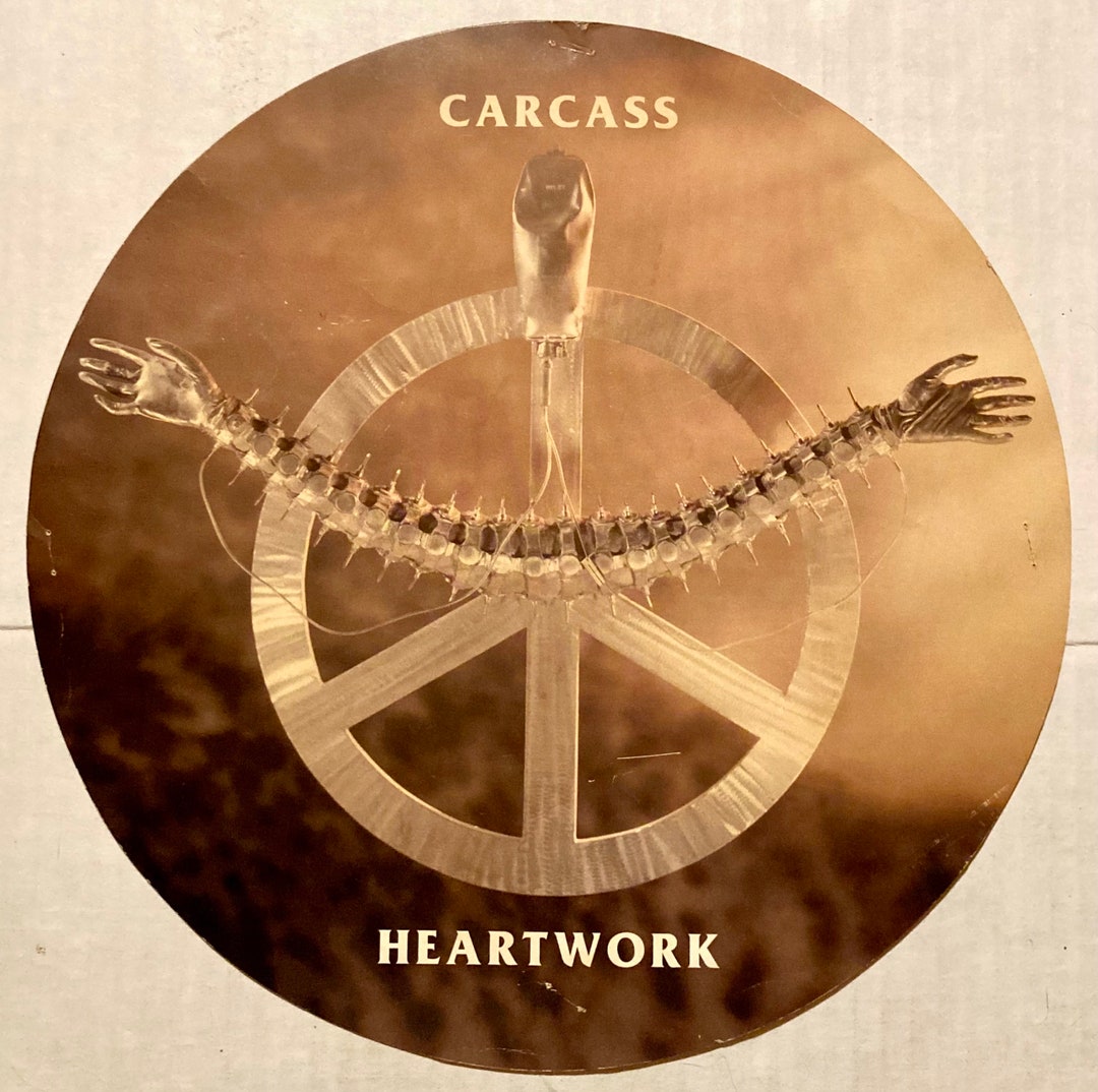 CARCASS HEARTWORK Ultra Rare Vintage 1993 Promotional Circular Sign ...