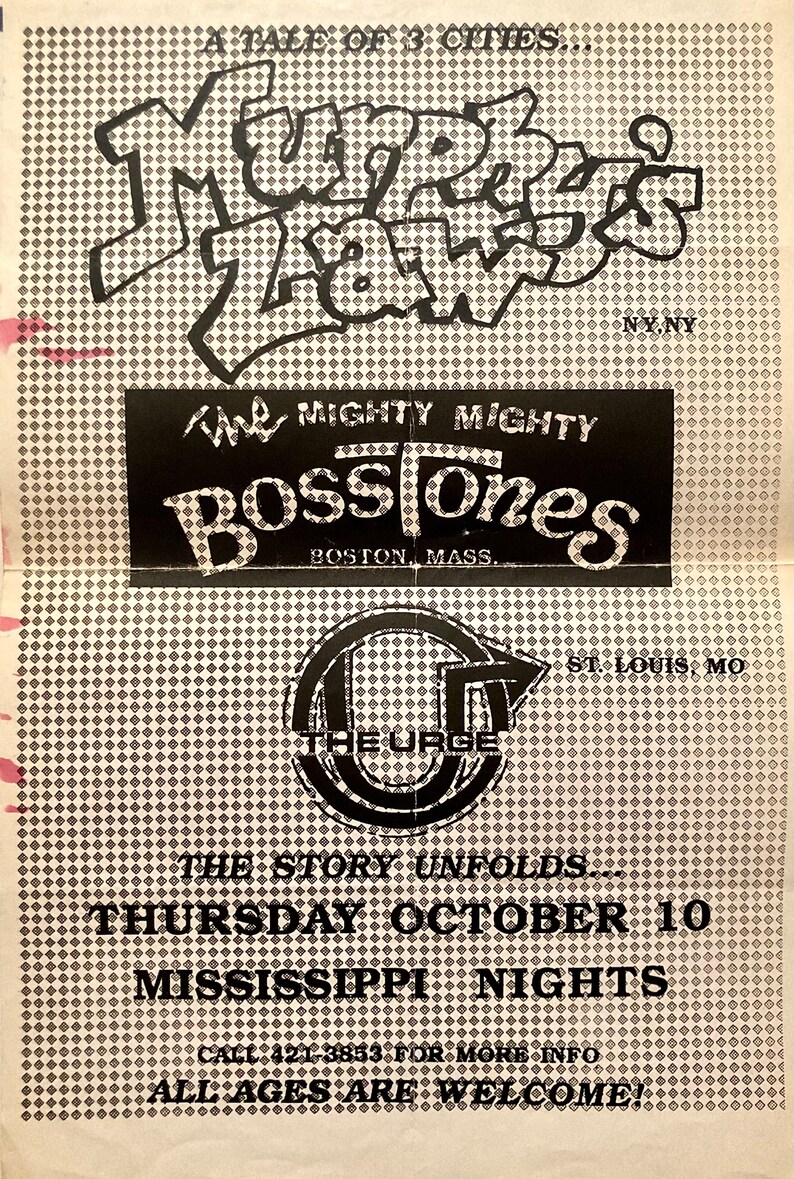 MURPHYS LAW the Mighty Mighty BOSSTONES the Urge Vintage 1991 Poster 10 ...