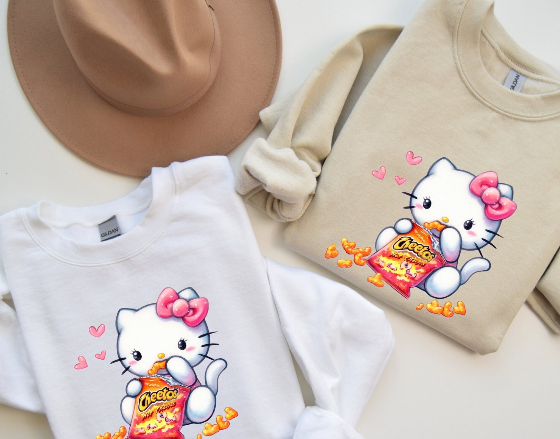 Hello Kitty Cheetos Sweater - Etsy