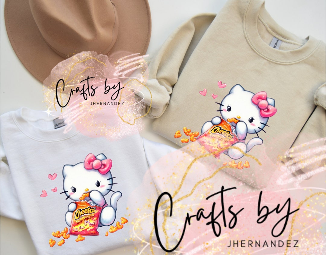 Hello Kitty Cheetos Sweatshirt - Etsy