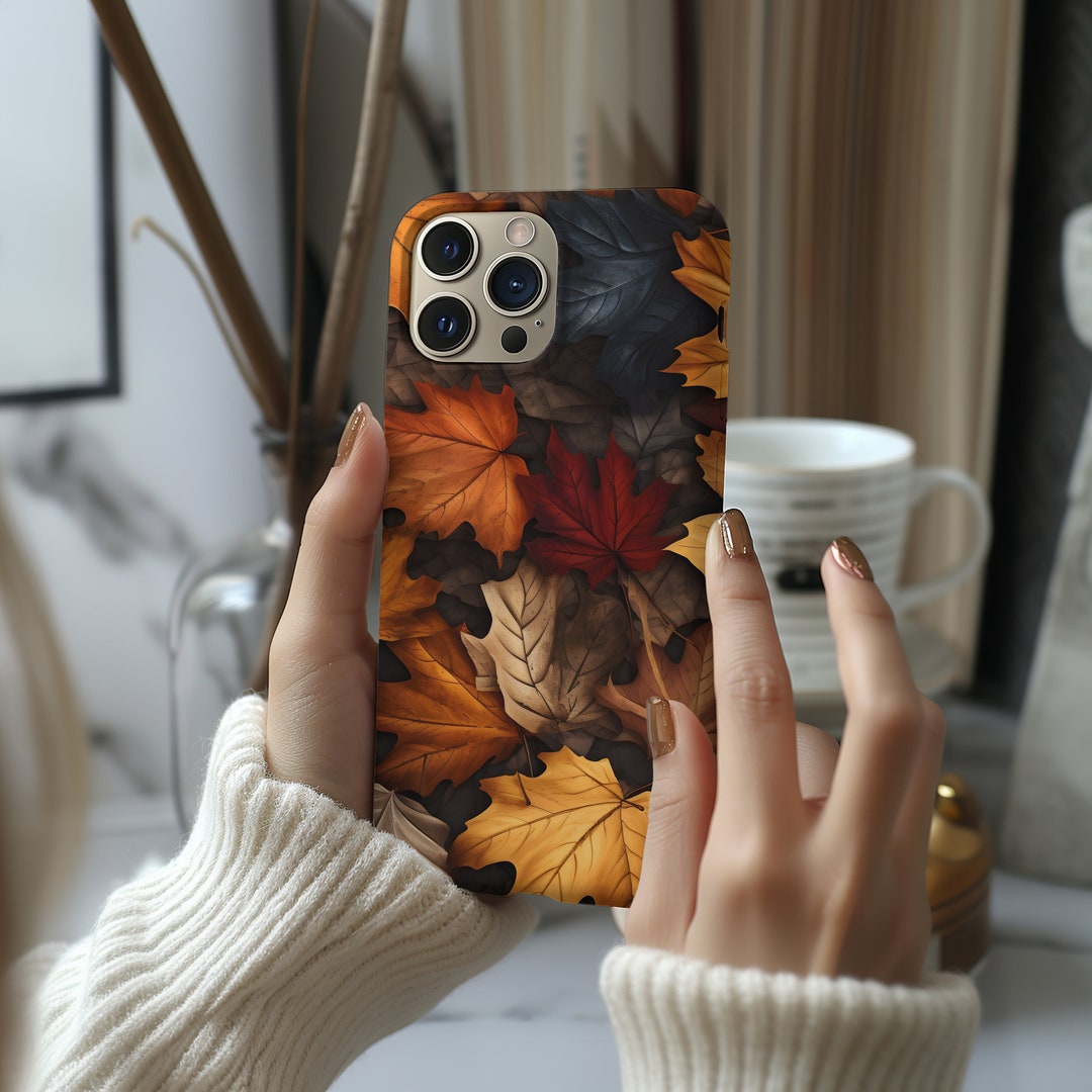 Autumn Leaf Phone Case Gift Idea for Fall Lover Gift Fall Leaf Phone ...