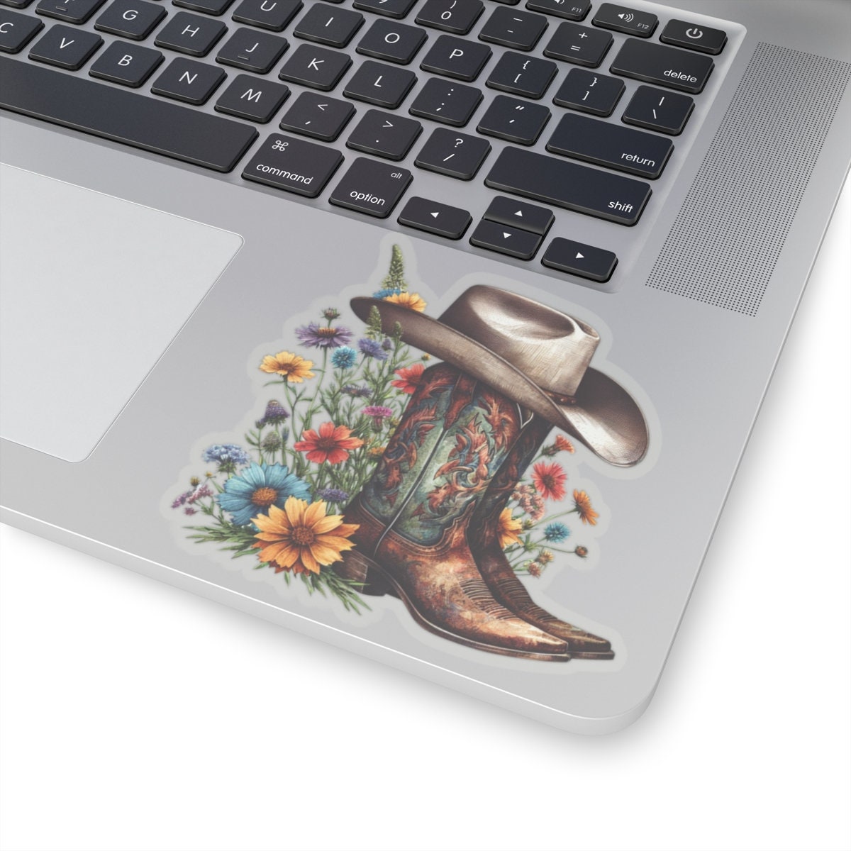 Western Cowboy Boots and Hat Sticker Western Lover's Gift Idea Unique ...