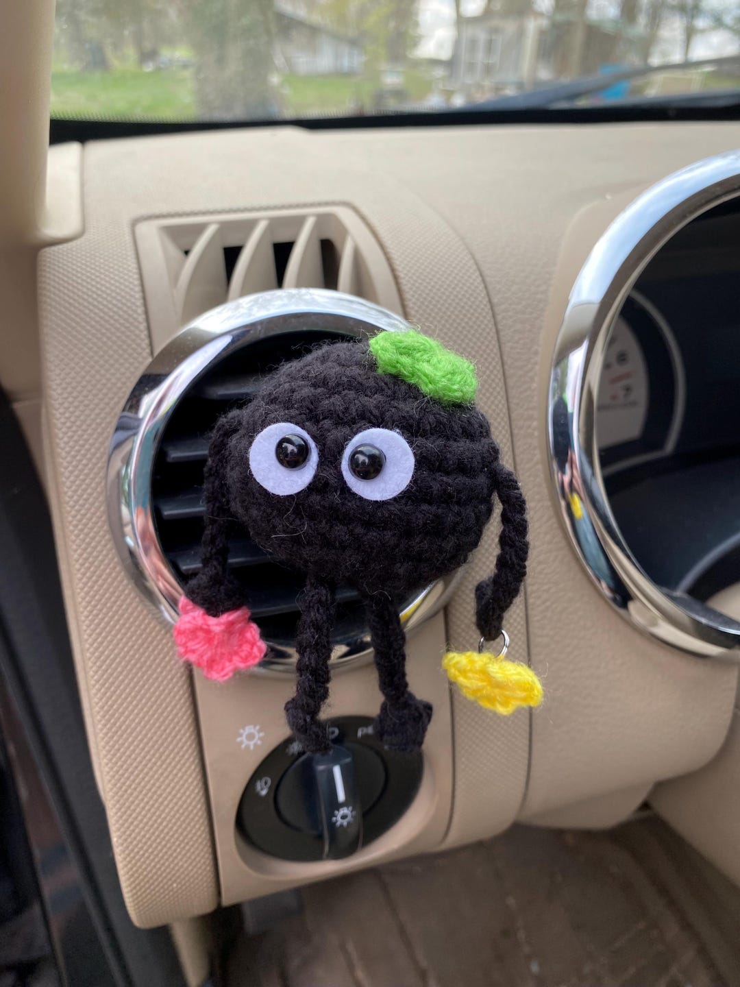 Crochet Plushie Sooty Sprite Car Buddy - Etsy
