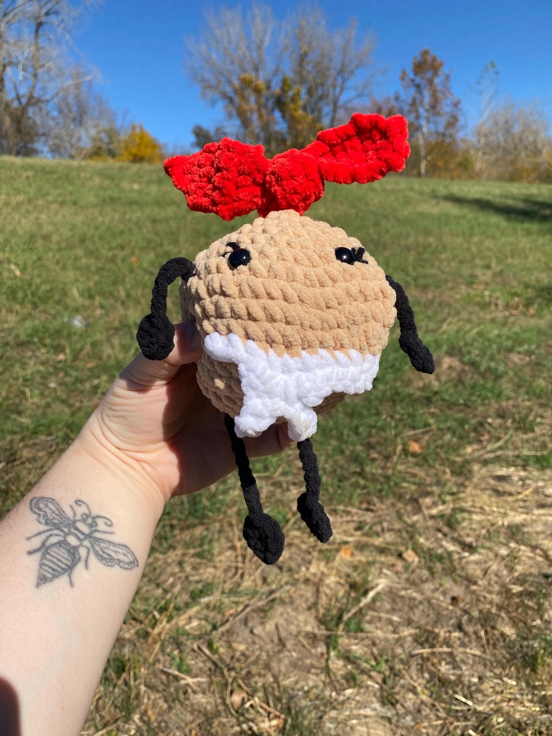Crochet Dancing Cream Puff Plushie - Etsy