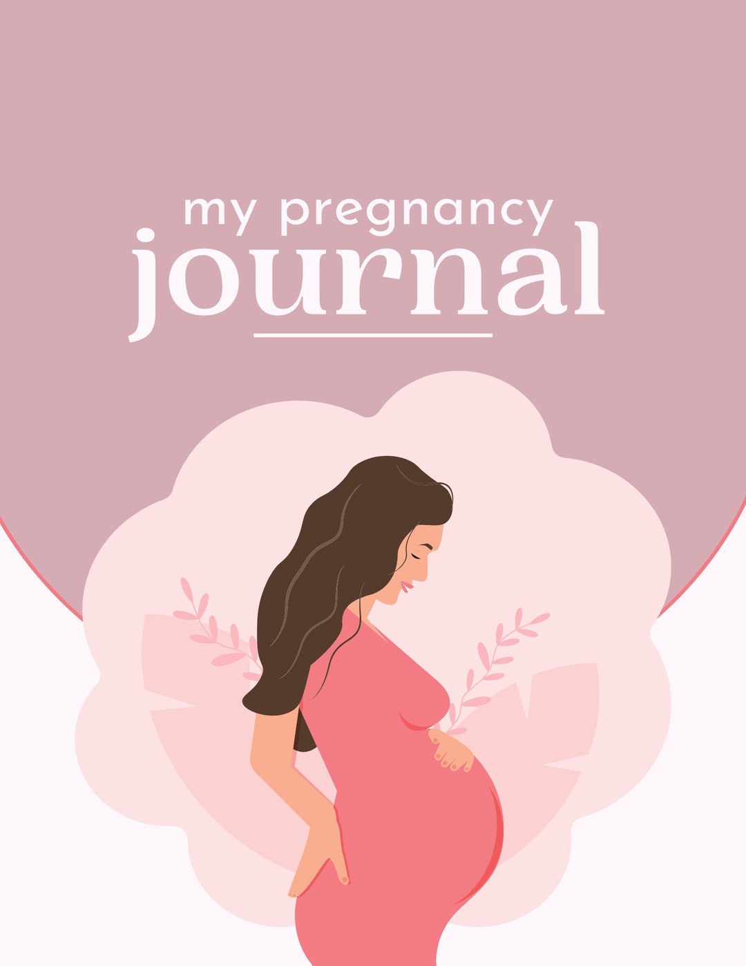 Digital & Printable Pregnancy Journal | Pregnancy Updates | 40 Week ...
