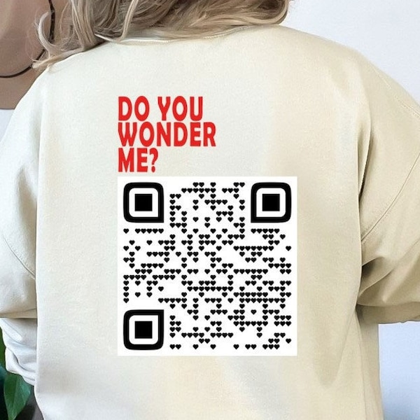 Funny Qr Code Hoodie - Etsy