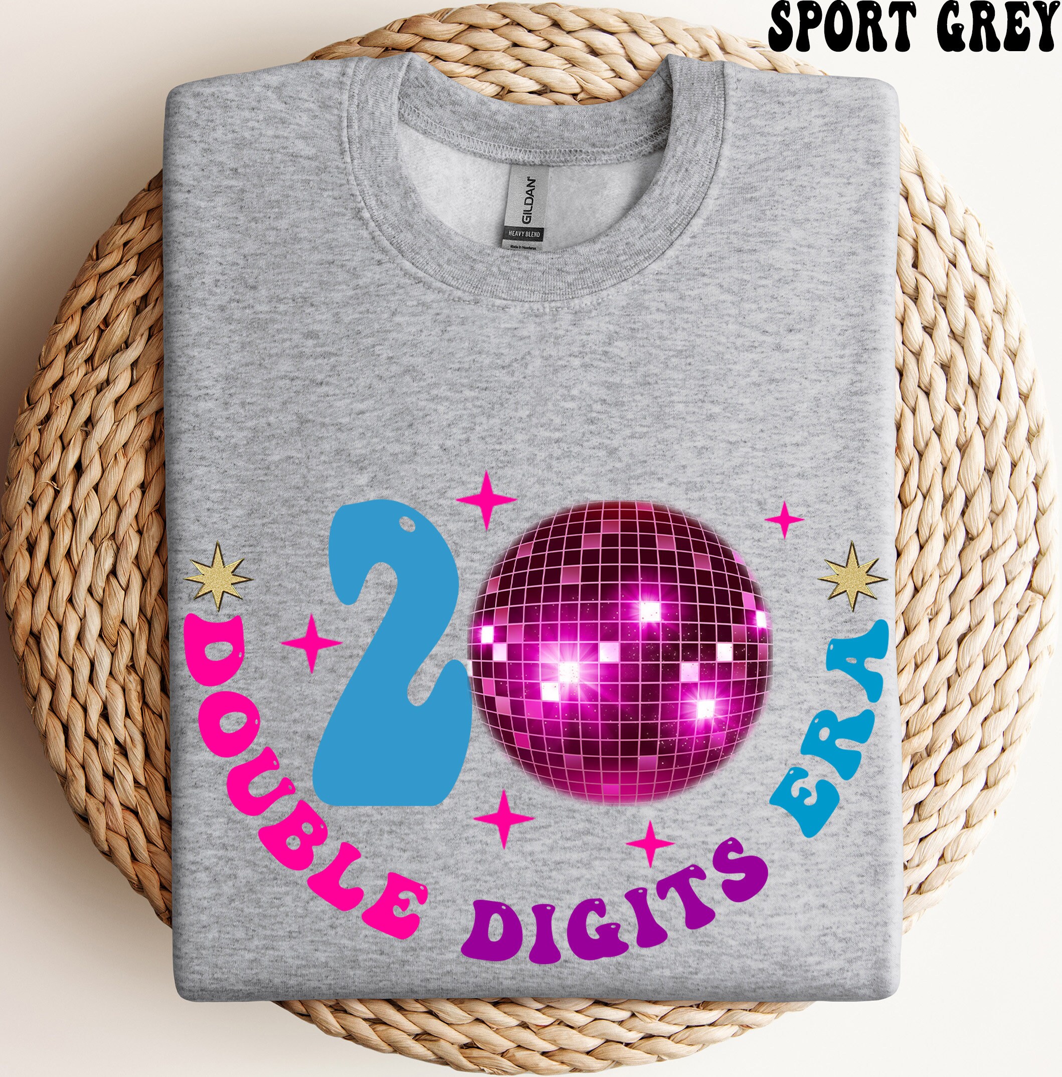 In My Double Digits Era Custom Sweatshirt, Birthday Party Sweater, Gift ...