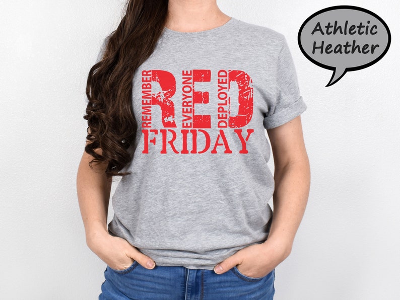 Red Friday Shirt, Support Our Troops Shirt, on Fridays We Wear Red ...