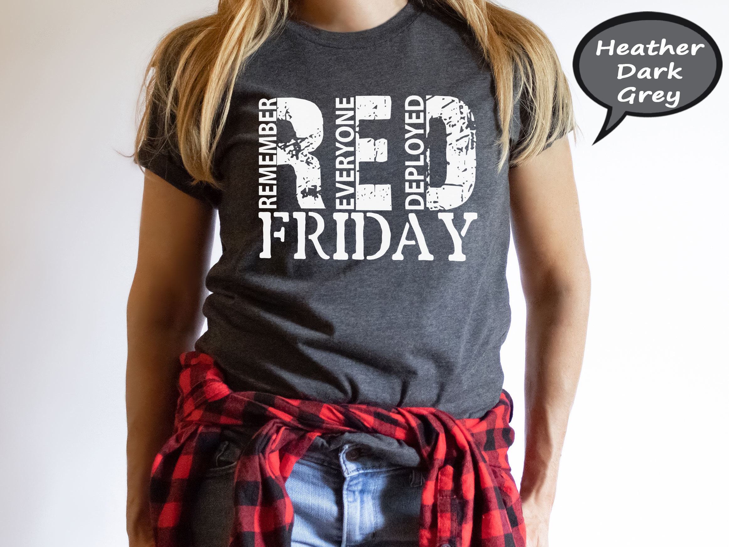 Red Friday Shirt, Support Our Troops Shirt, on Fridays We Wear Red ...