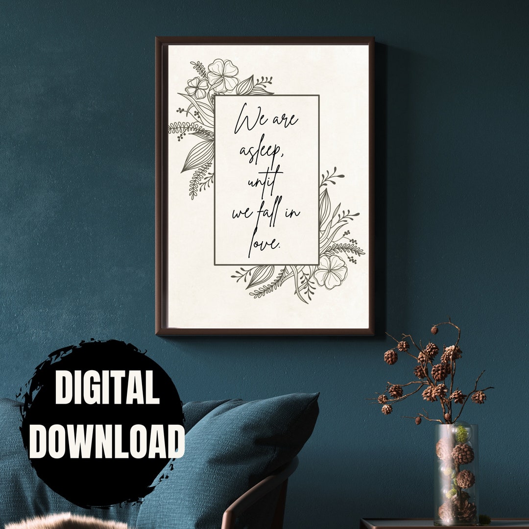 We Are Asleep Until We Fall in Love -leo Tolstoy War and Peace, Russian ...