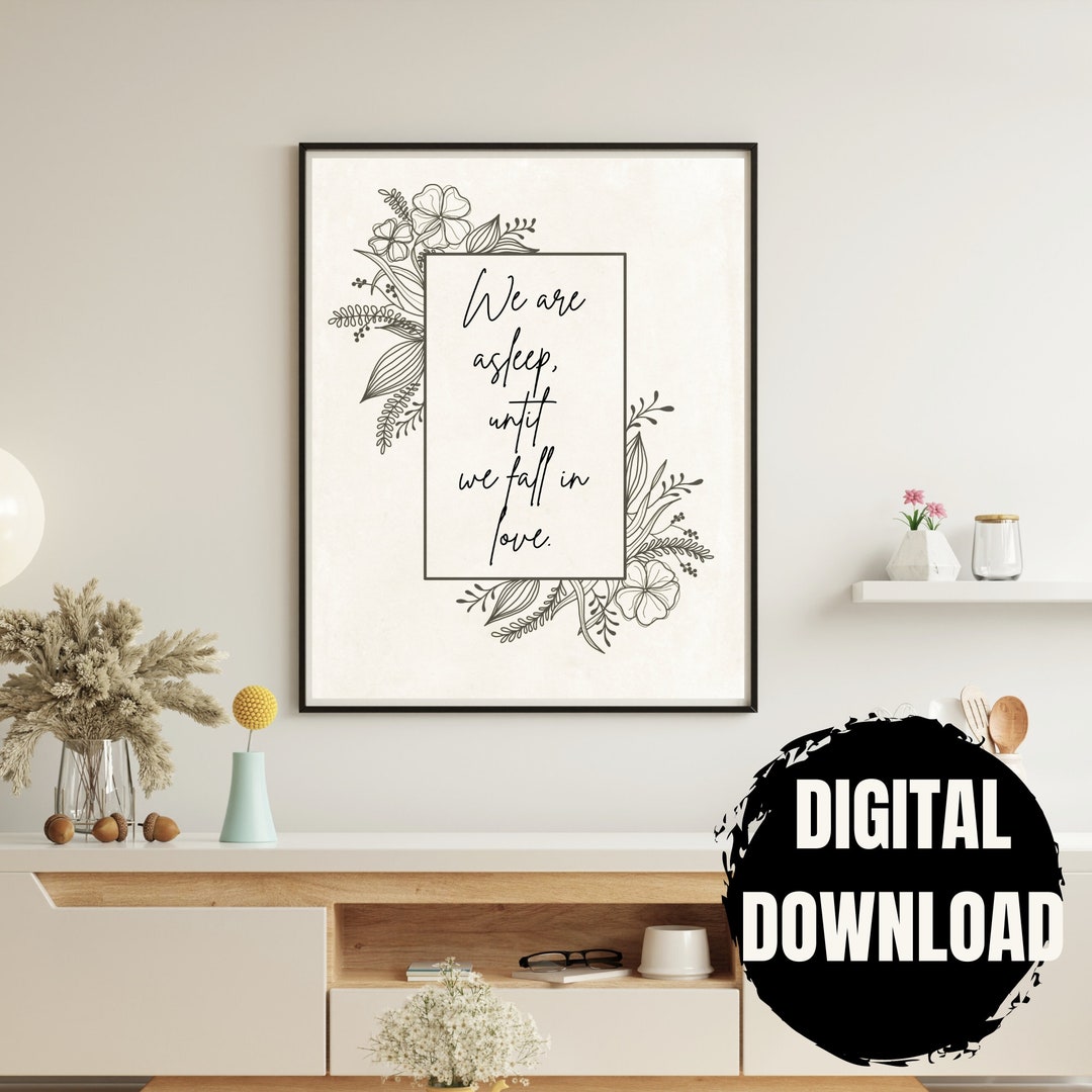 We Are Asleep Until We Fall in Love -leo Tolstoy War and Peace, Russian ...