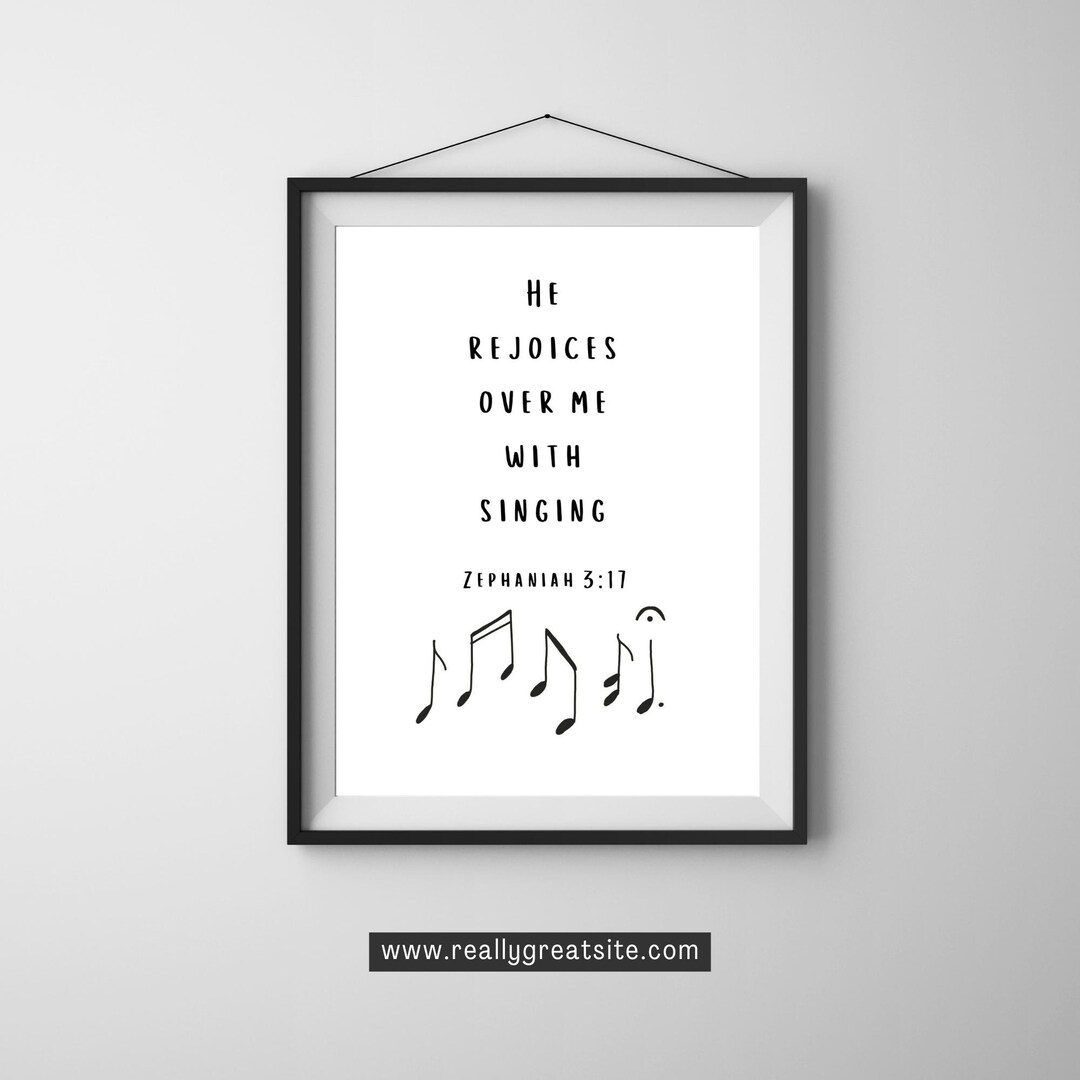 Christian Bible Art Print, Bible Verse Affirmation, Religious Wall Art ...