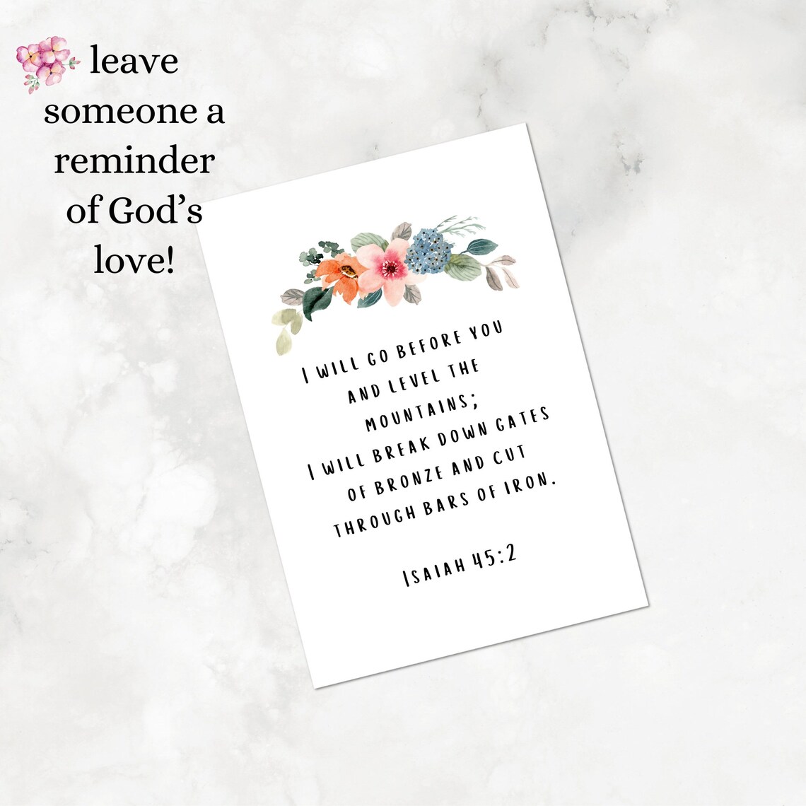 Scripture Bible Verse Card Set, Floral Memory Verse Cards, Christian ...