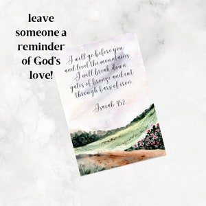 Scripture Memory Verse Card Set, Comfort Bible Verse Notecard ...