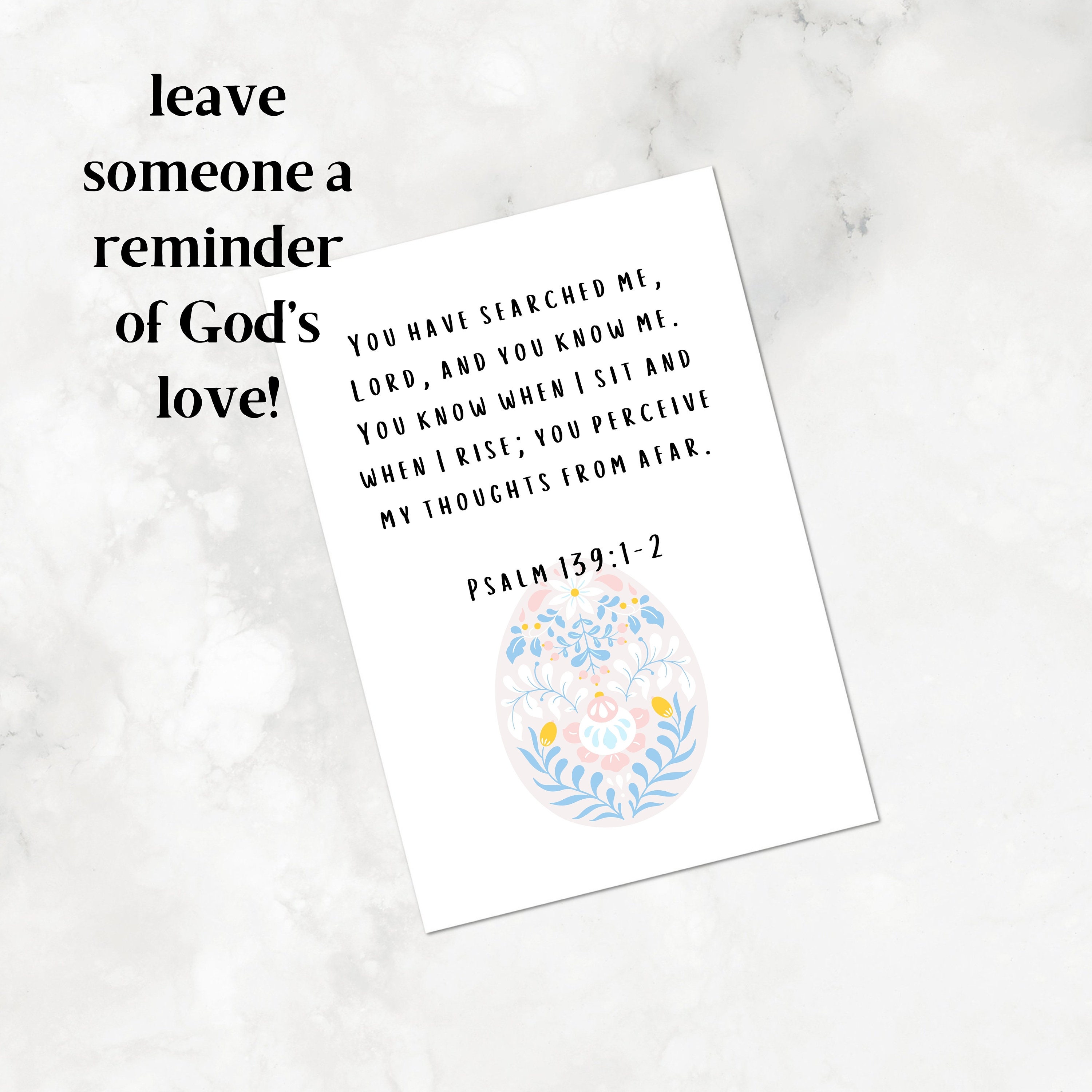 3x5 Spring Floral Scripture Prayer Card Set, Easter Theme Bible Verse ...