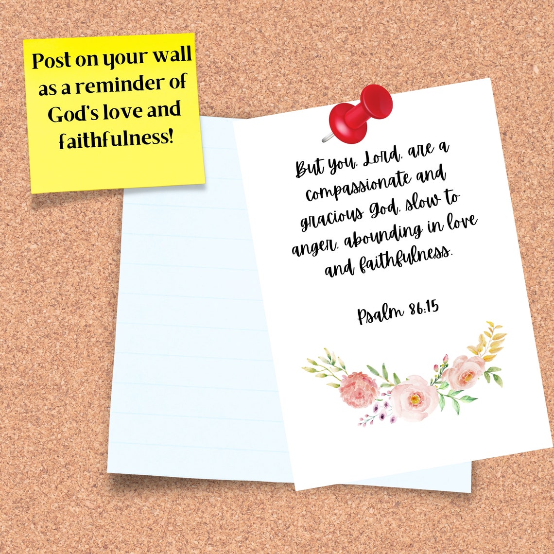 God's Love Scripture Prayer Card Set, Bible Verse Valentine Cards ...