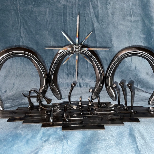 Cowboy Nativity Scene - Etsy