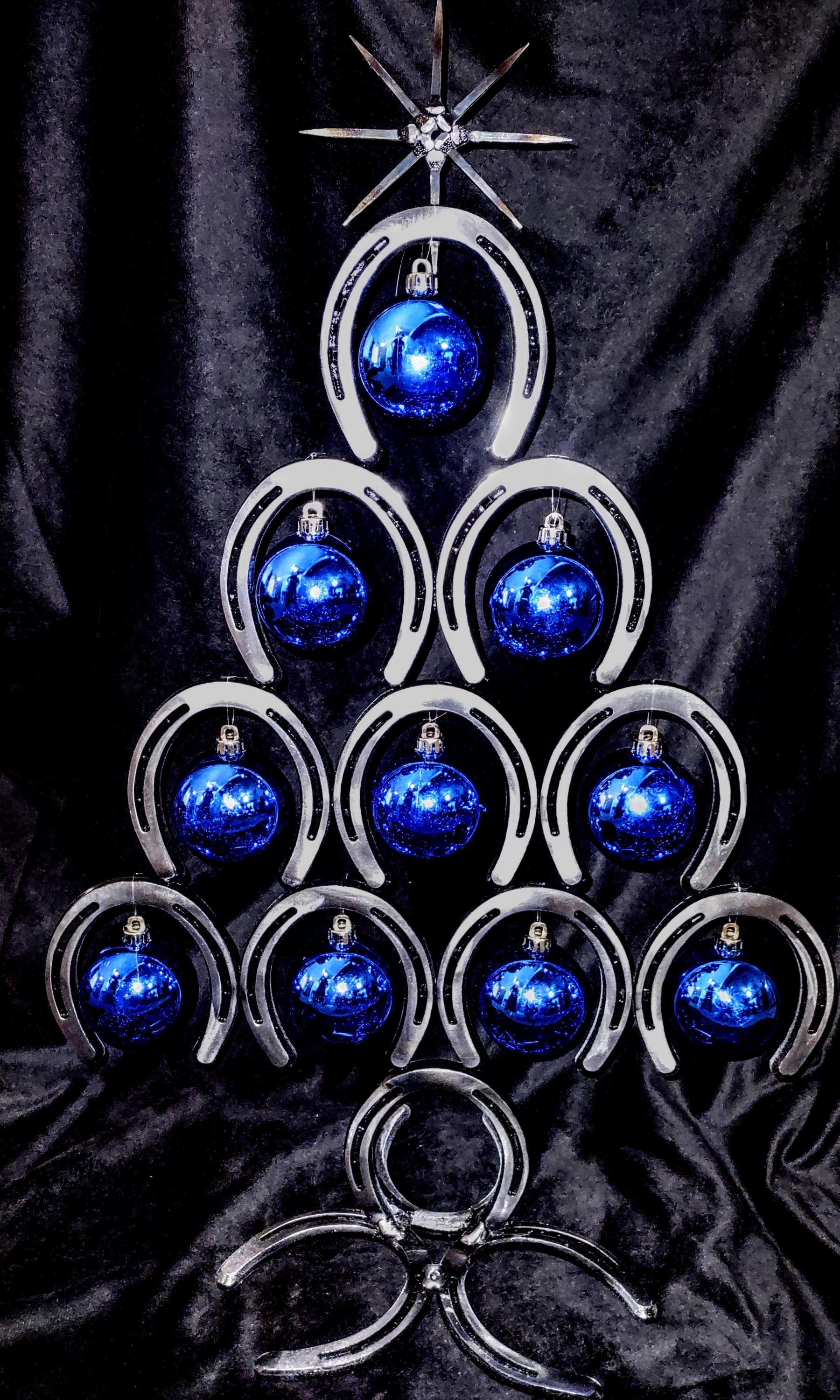 Silver Horseshoe Christmas Tree - Etsy