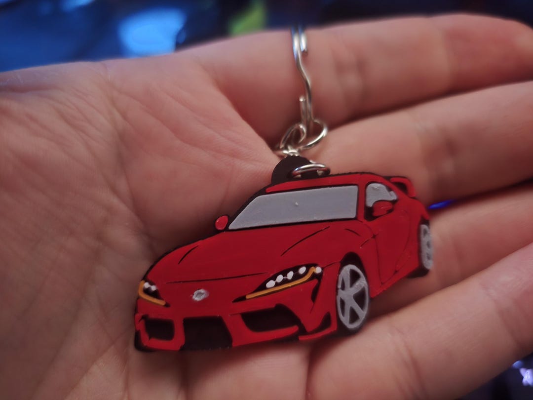 Toyota Supra Keychain - Etsy