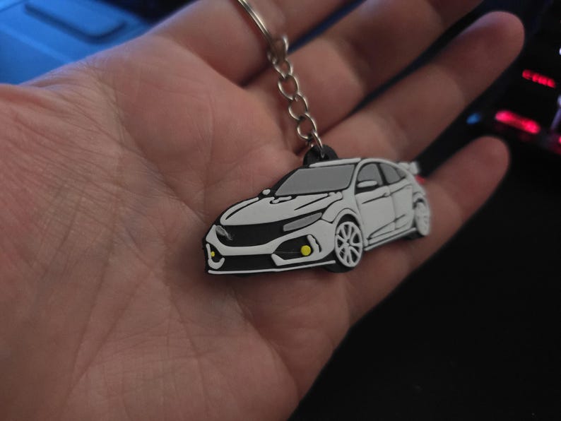 Honda Civic Type-r Keychain - Etsy