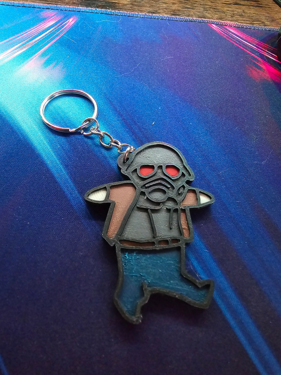 Fallout New Vegas Ncr Keychain - Etsy