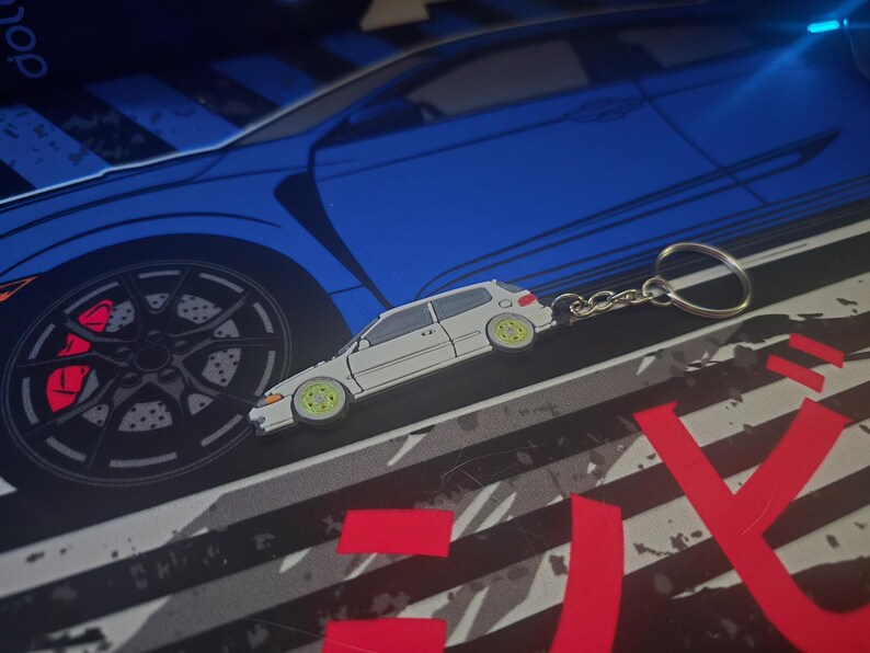 Honda Civic Ek Keychain - Etsy