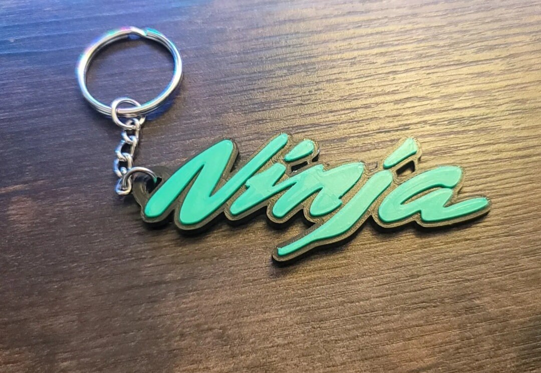Kawasaki Ninja Keychain - Etsy