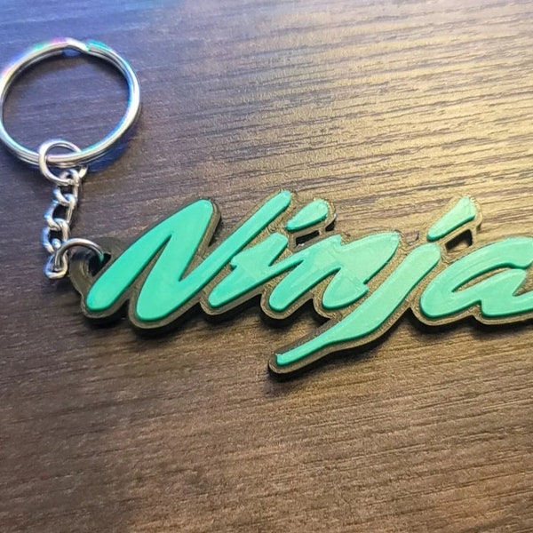 Kawasaki Ninja Keychain - Etsy