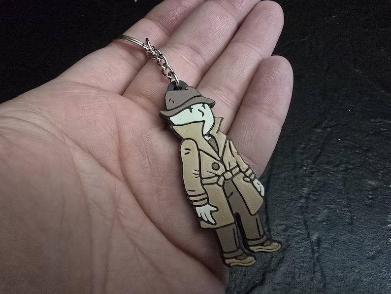 Fallout Mysterious Stranger Keychain - Etsy
