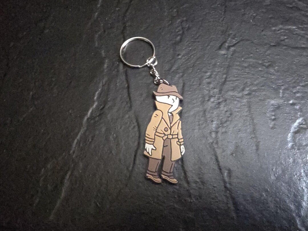 Fallout Mysterious Stranger Keychain - Etsy