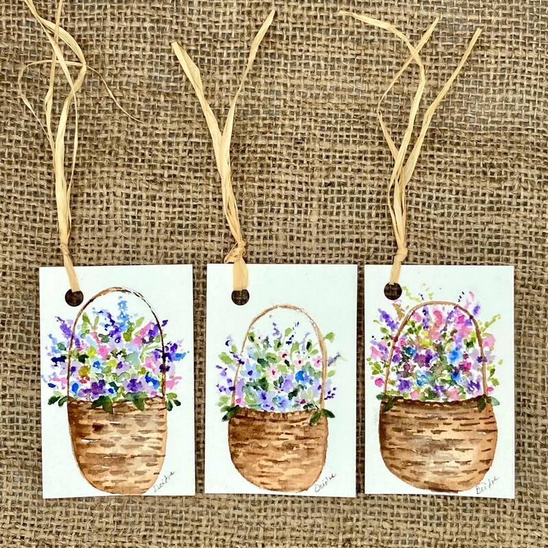 Hand Painted Tags - Etsy