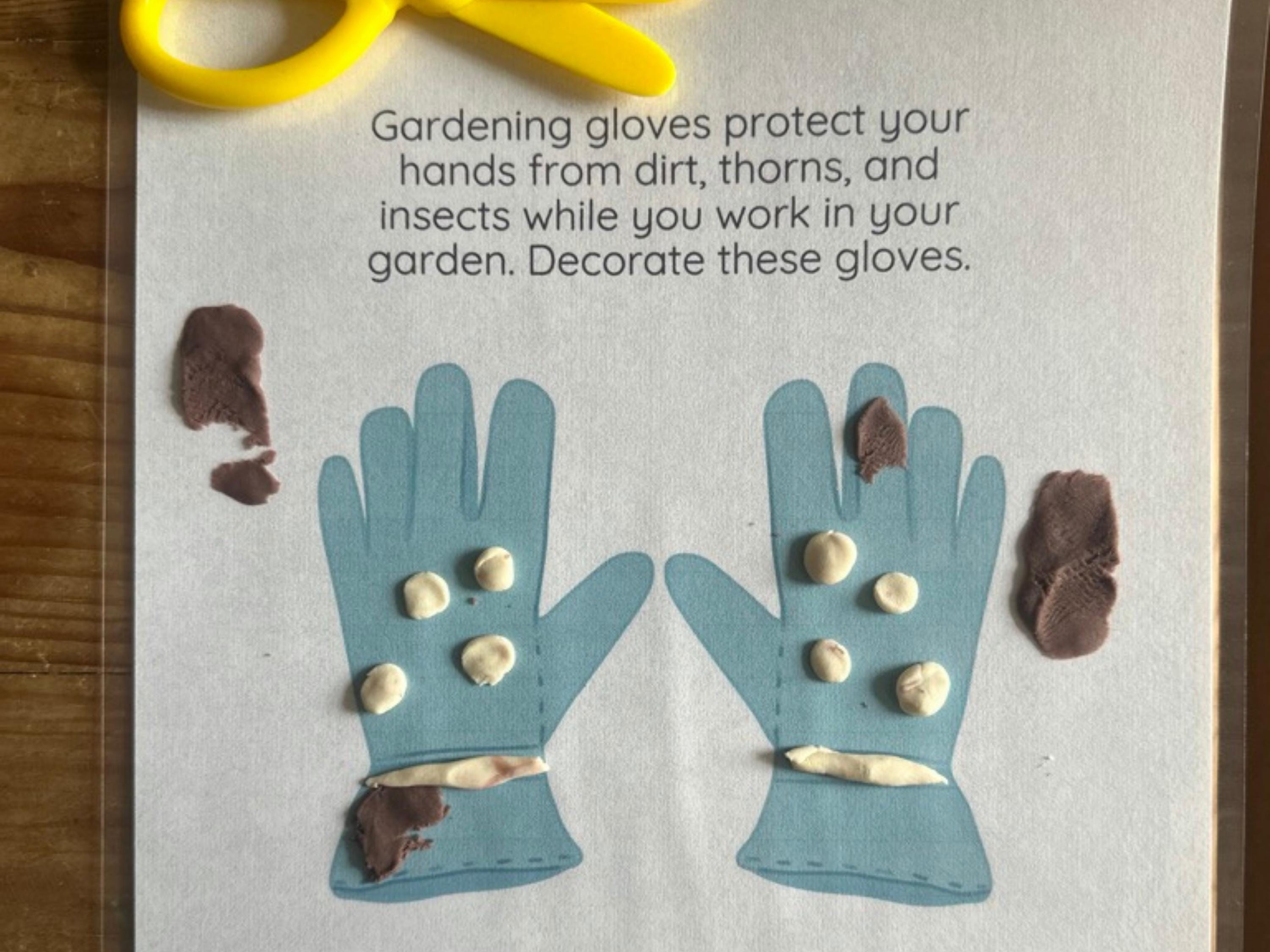 Garden Play Dough Mats, Printable Preschool Activities, Fine Motor ...