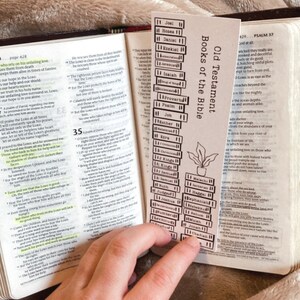 Bookmarks - Digital Download - Reading List and Books of the Bible - Etsy