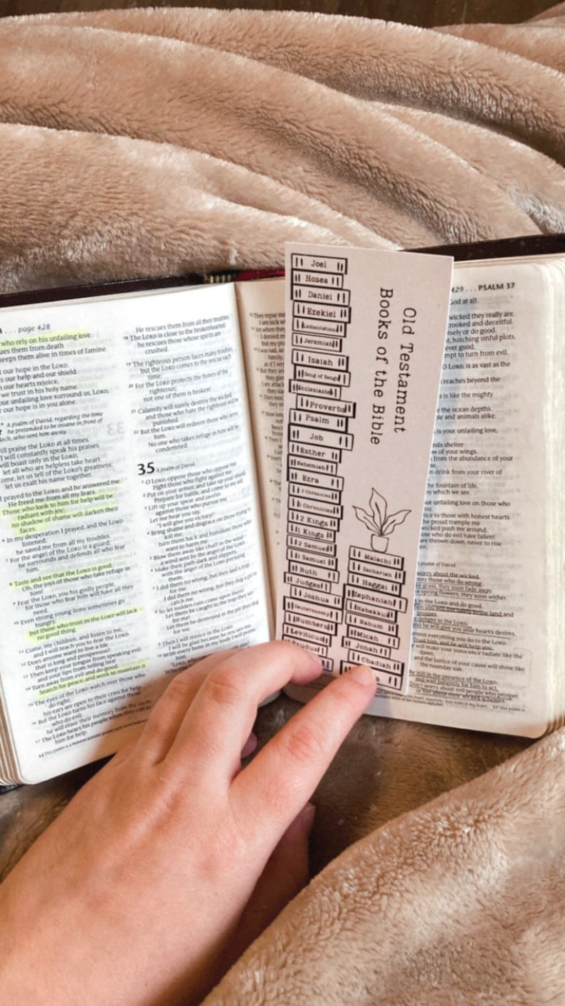 Bookmarks - Digital Download - Reading List and Books of the Bible - Etsy