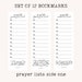 Monthly Prayer List Bookmarks With a Verse and Creative Design - Set of ...
