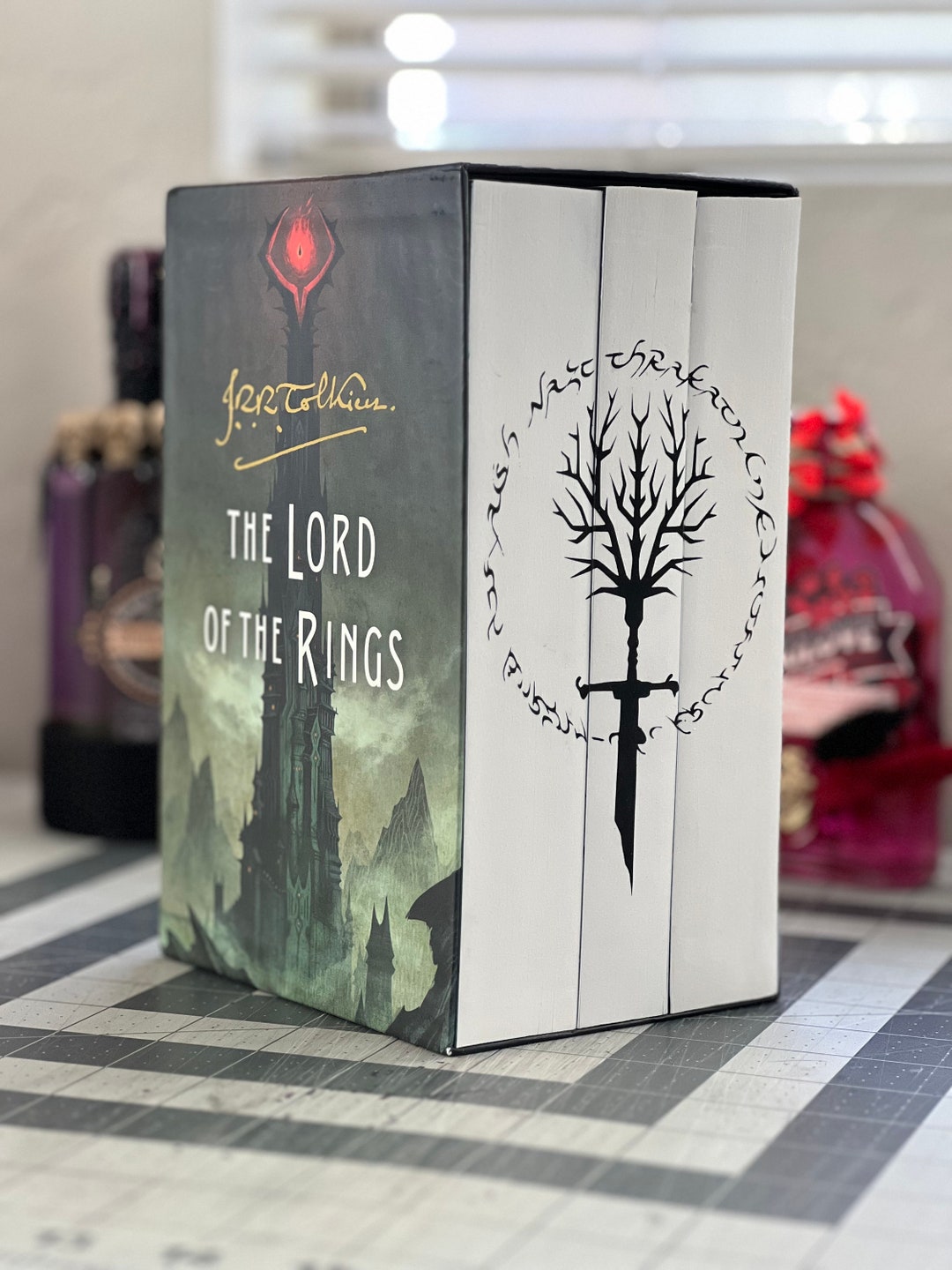 The Lord of the Rings Bookbox Set Sprayed Edges - Etsy