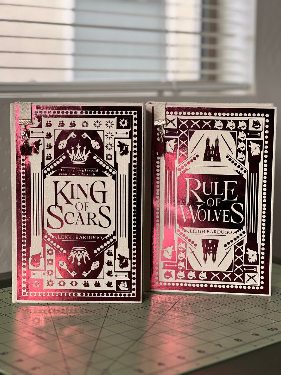 King of Scars & Rule of Wolves by Leigh Bardugo Handcrafted Rebounded ...