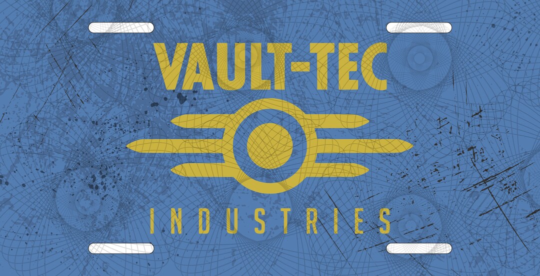 Fallout Inspired License Plate Vault Tec Industries, 12x6 Inch, Survive ...