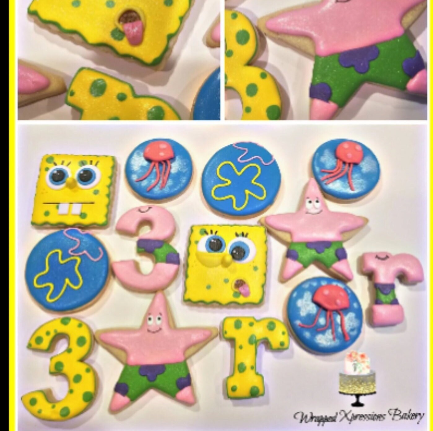 Spongebob Squarepants Patrick Star Custom Sugar Cookies - Etsy