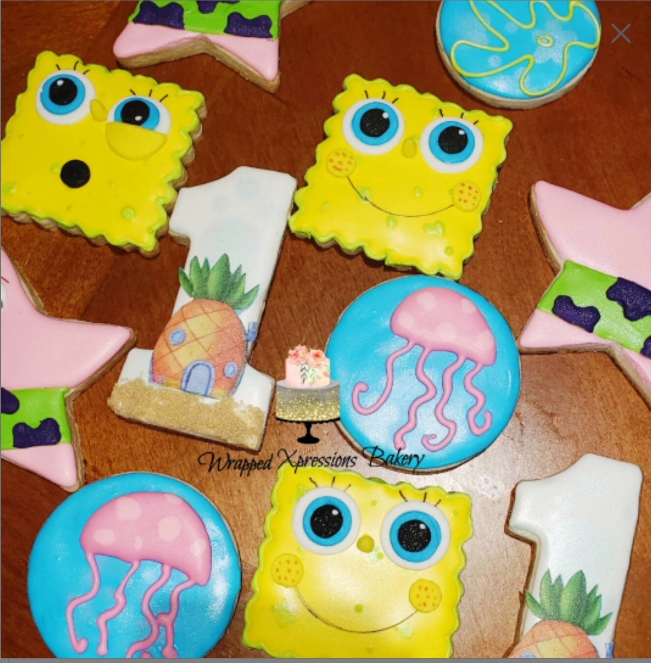 Spongebob Squarepants Patrick Star Custom Sugar Cookies - Etsy